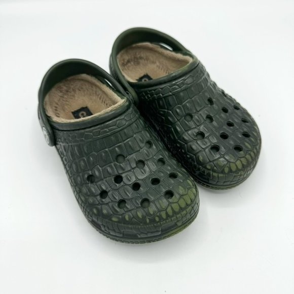 CROCS | Shoes | Crocs Kids Crocskin Lined Clogs Size 11 | Poshmark